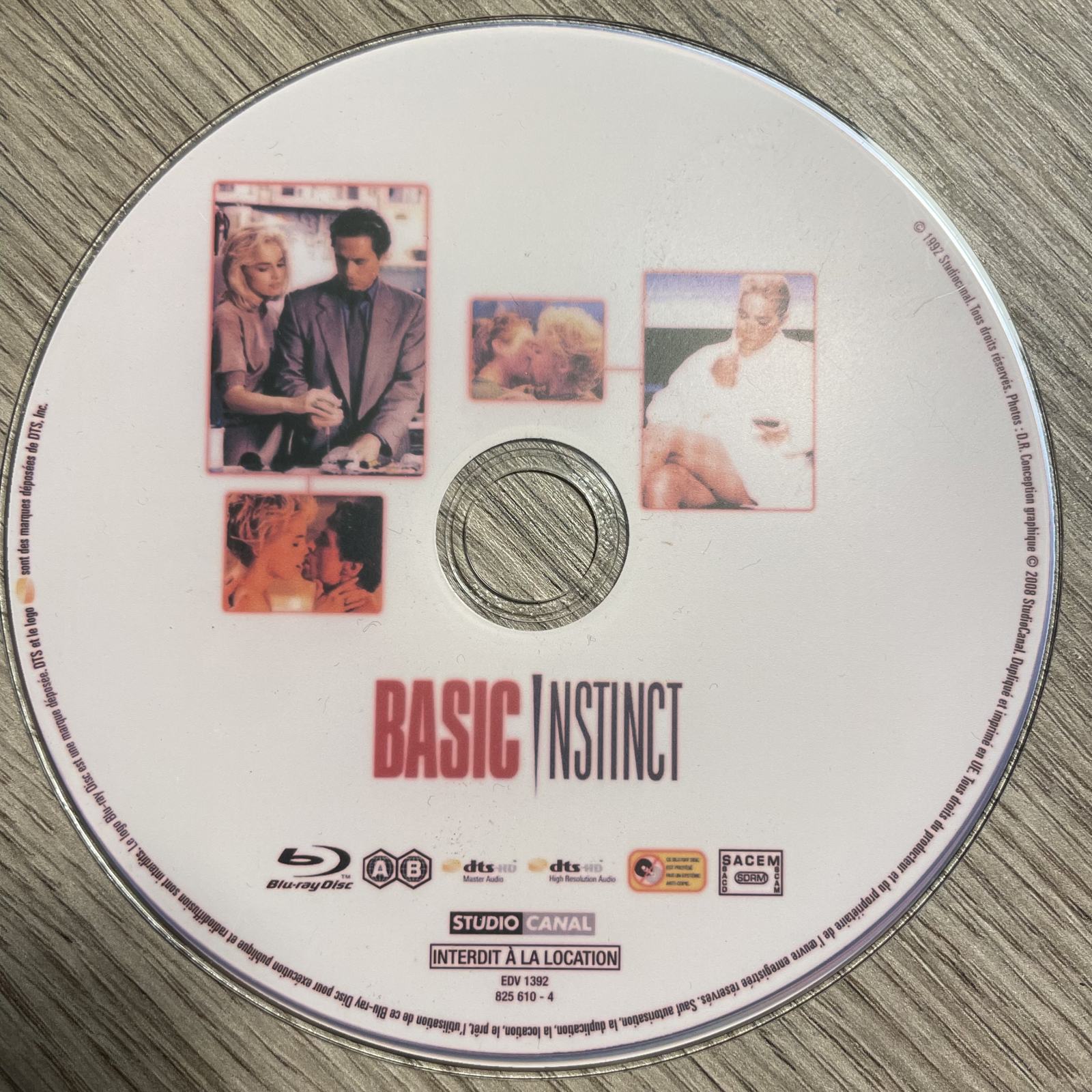 Mi. Douglas +Sh. Stone Blu-Ray Sirove strasti = Basic Instinct (1992.)