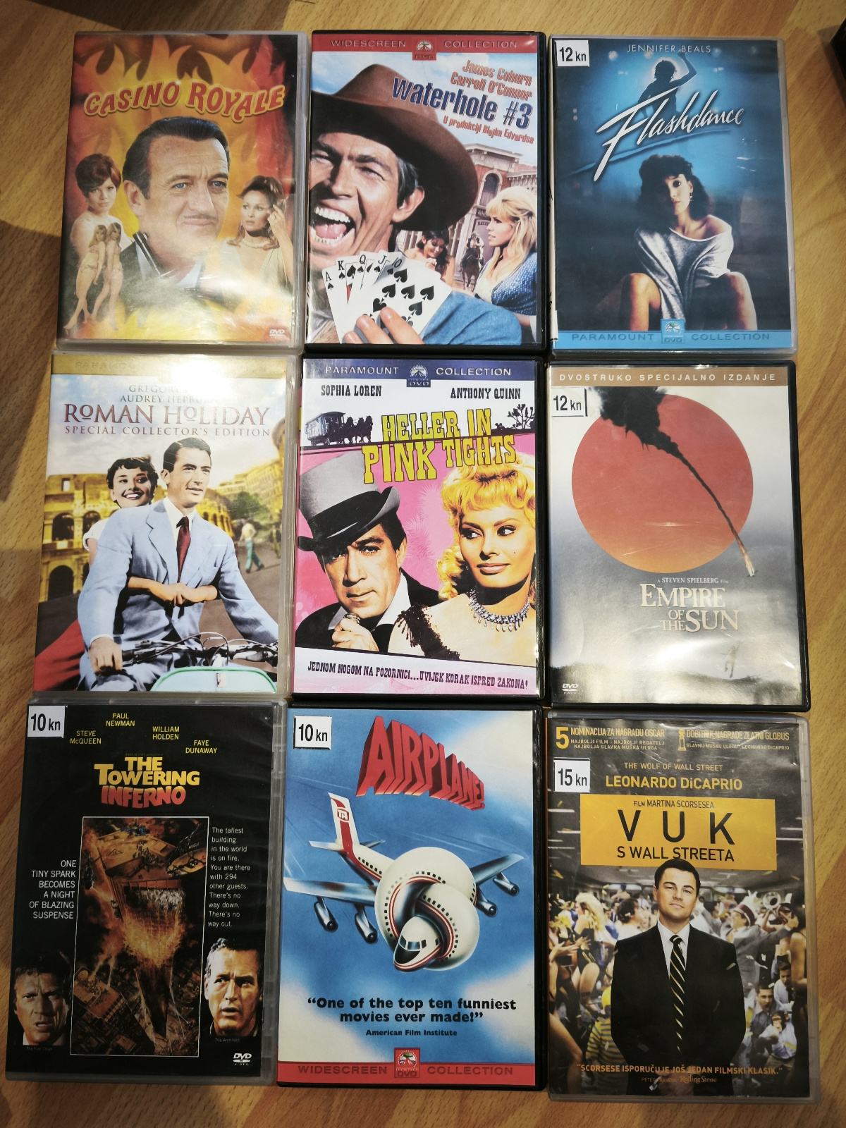 Original DVD filmovi 10 € komad