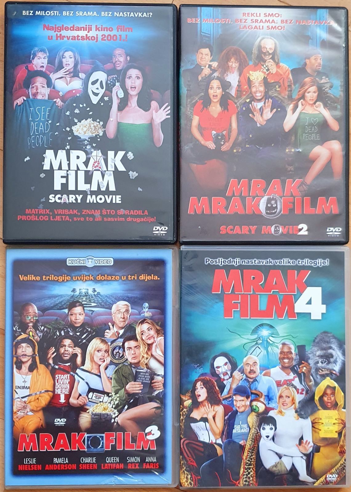 Scary movie (Mrak film) kvadrilogija