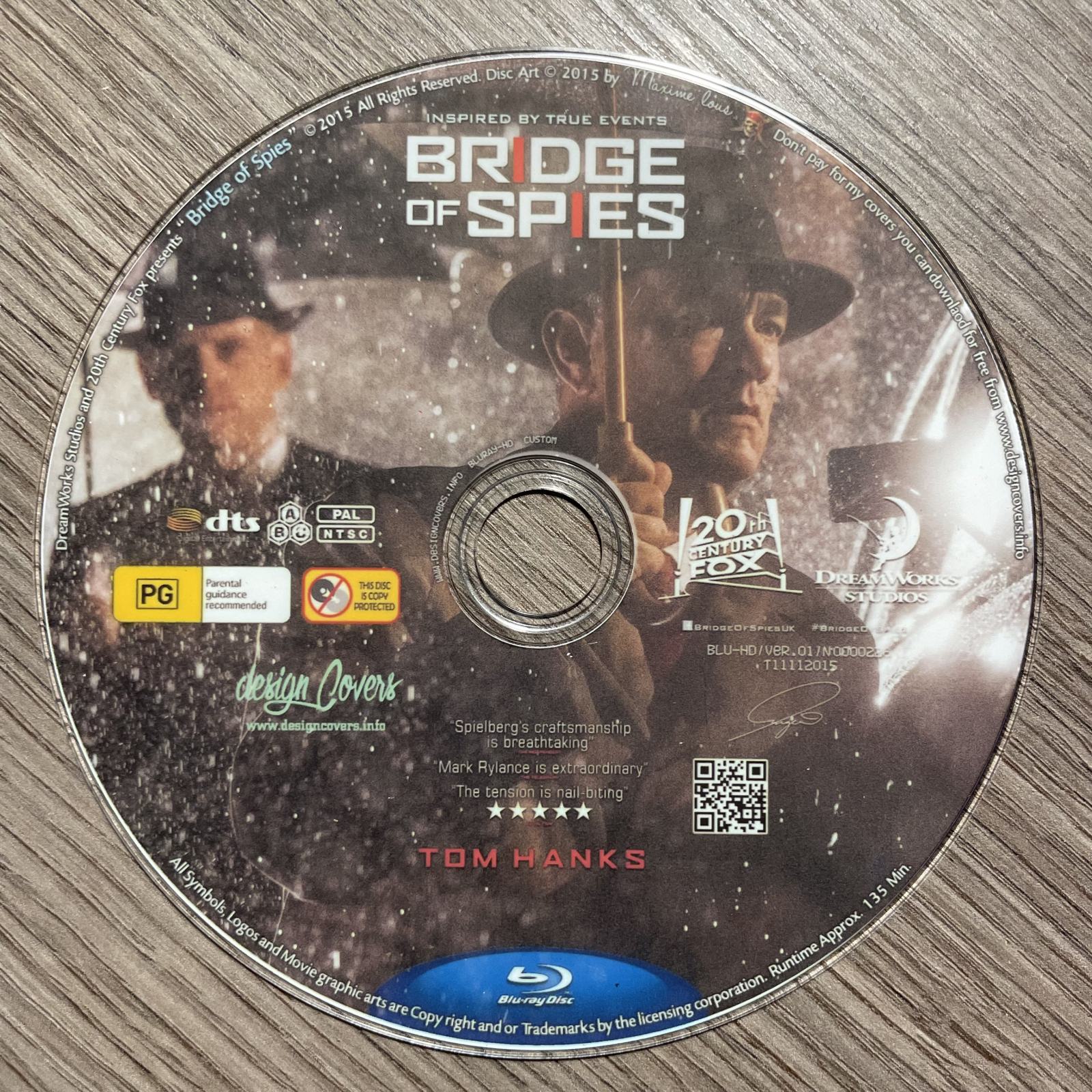 S. Spielberg braća Coen Blu-Ray Most špijuna = Bridge Of Spies (2015.)