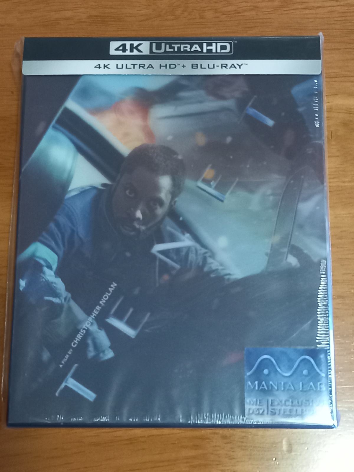 Tenet 4K Manta Lab Lenticular Edition Steelbook Full Slip Novo