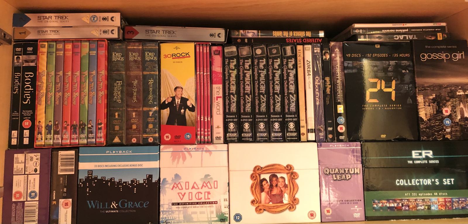 Velika kucna kolekcija dvd i bluray