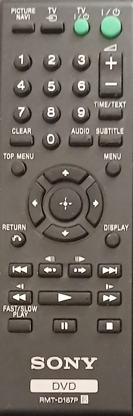 Daljinski SONY DVD RMT-D187P