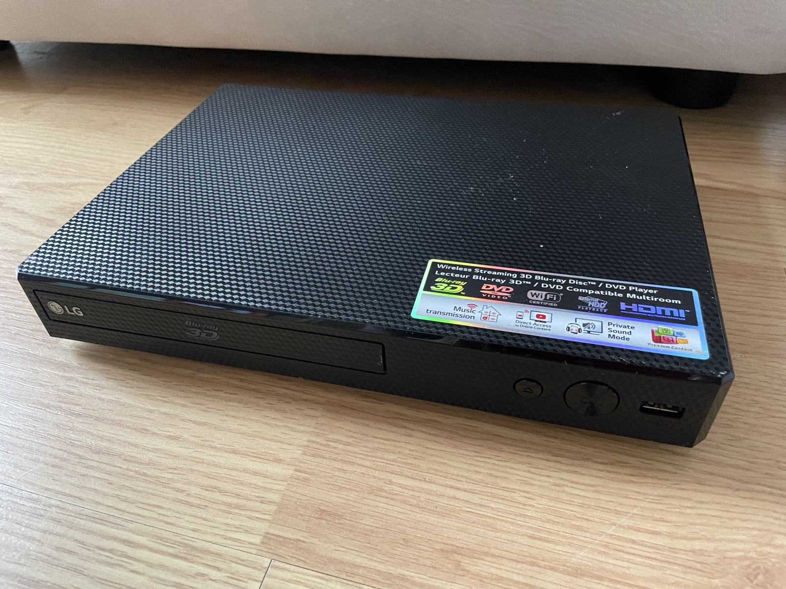 LG blu-ray 3D player