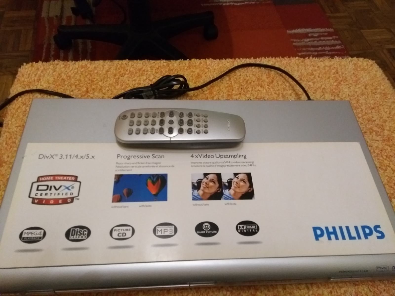 Philips dvd,divx player