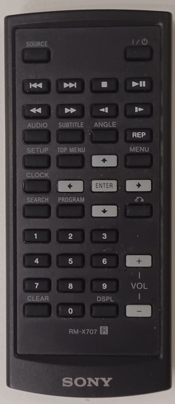 Daljinski SONY Portable DVD RM-X707