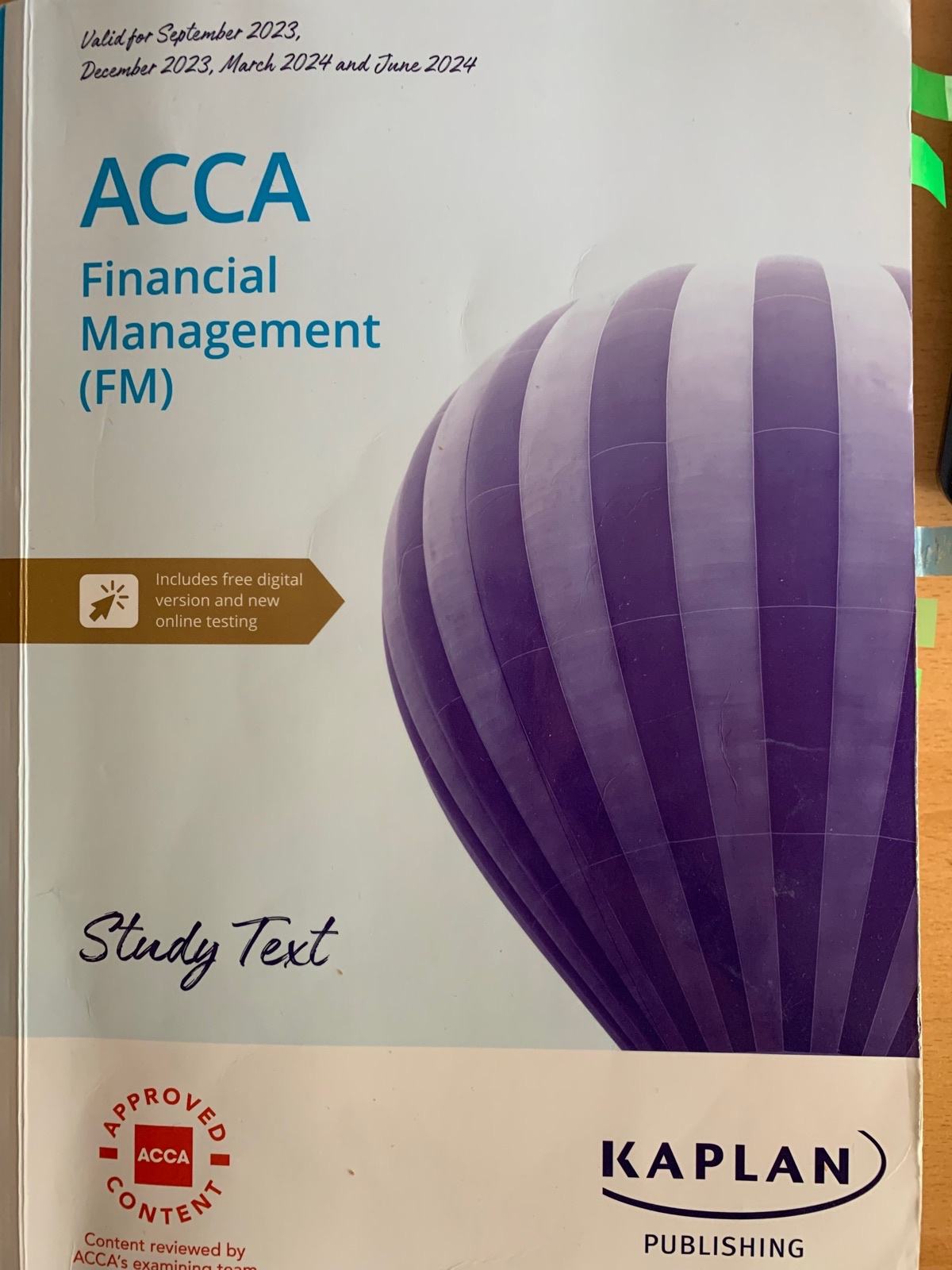 ACCA Kaplan financial management
