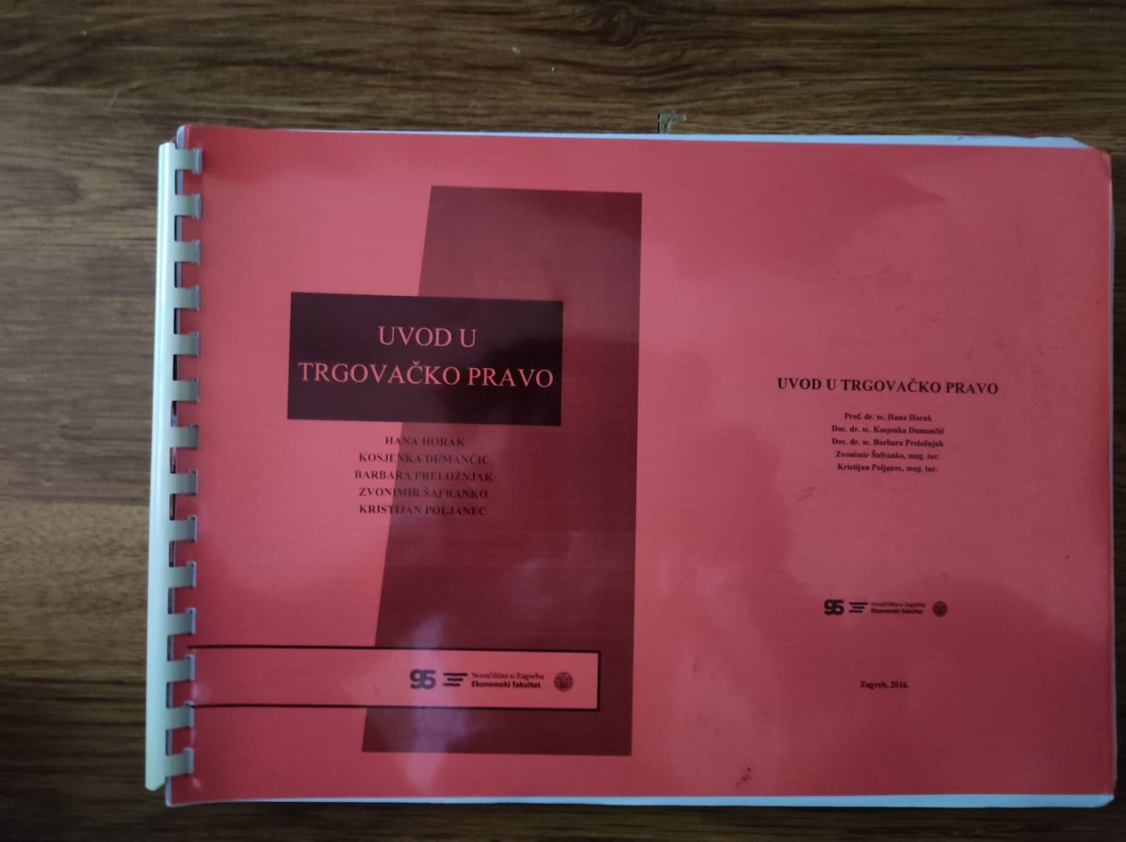 Kopirana knjiga trgovačko pravo