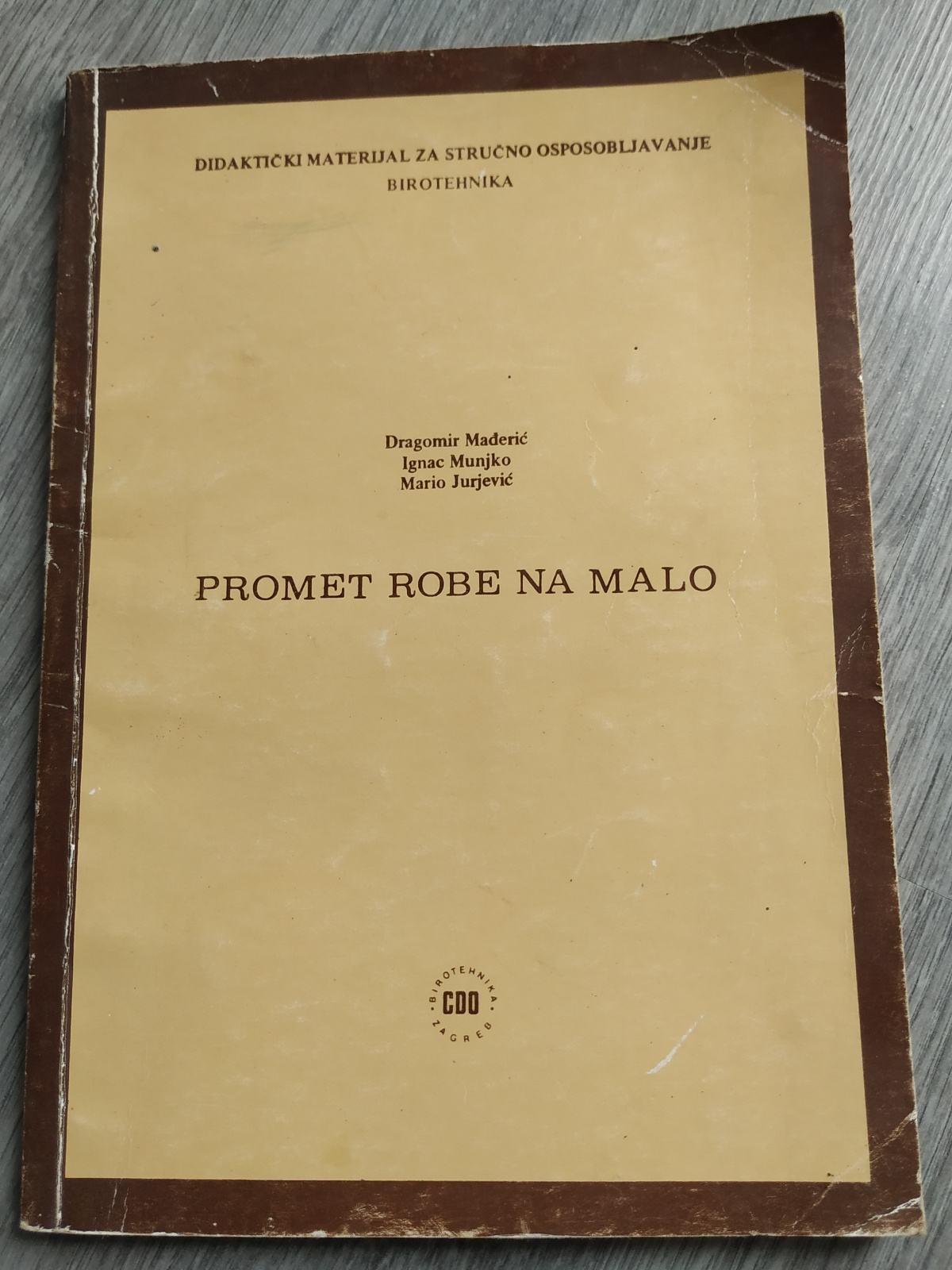 Mađerić, Munjko, Jurjević - Promet robe na malo - Didaktički materijal