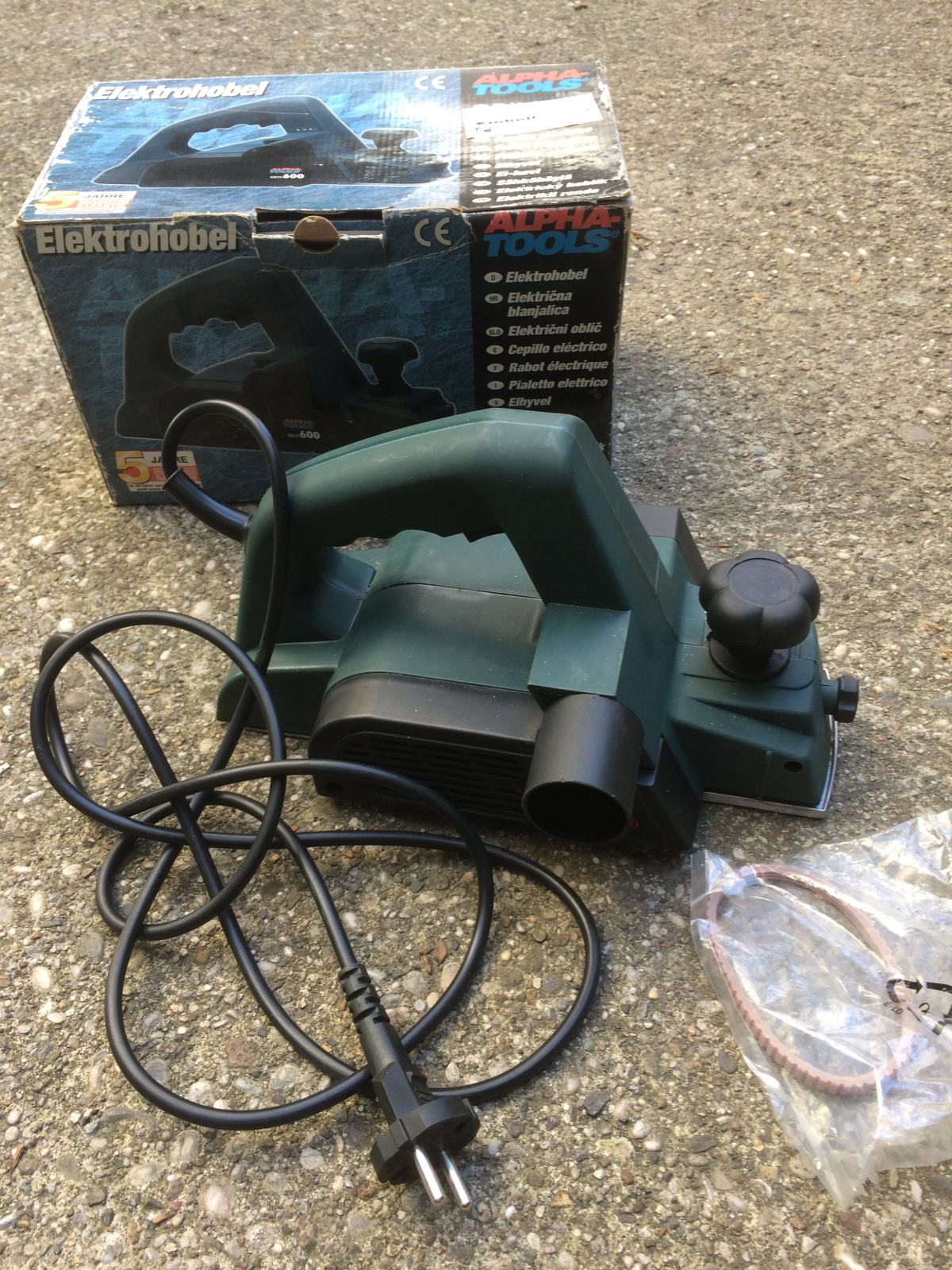 Električna blanjalica, Typ BEH 600, 650 W