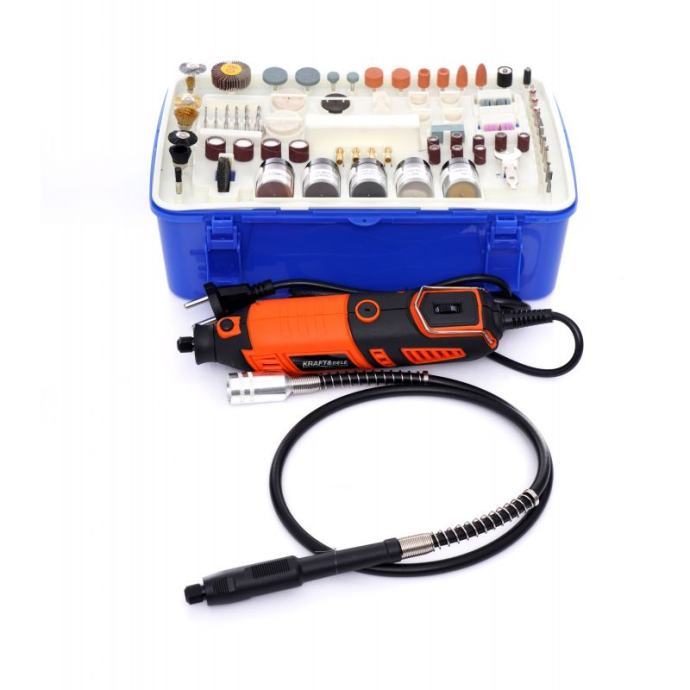 Mini brusilica 270 W KRAFT&DELE + pribor 218 dijelova