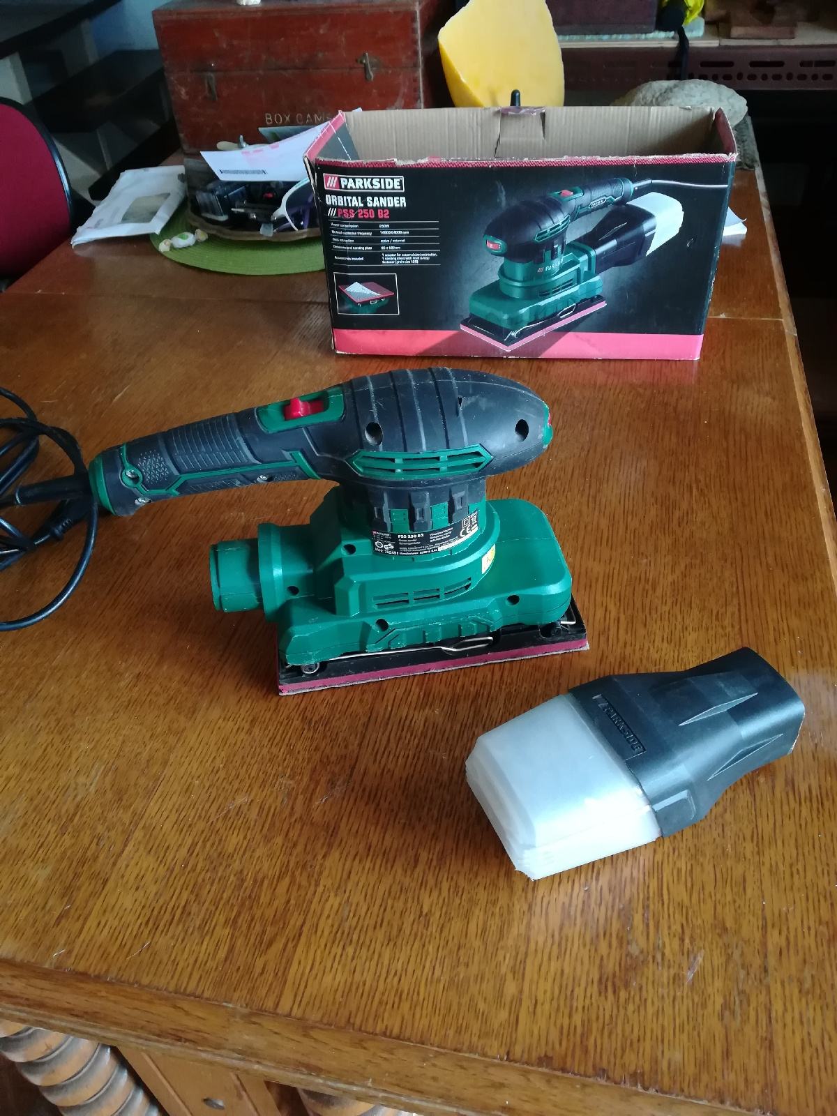Parkside orbital sander brusilica