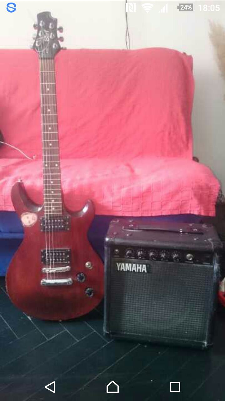 Gitara cort m200 i pojačalo HITNO 899 kn