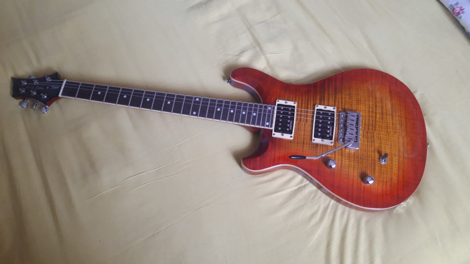 Harley Benton CST-24T Paradise Flame Deluxe LH, za ljevake