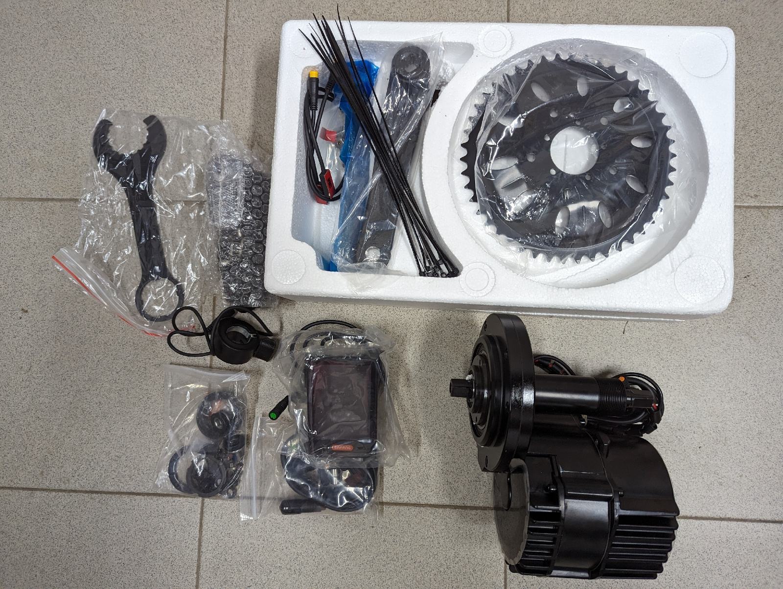 Bafang 1000W BBSHD motor za električni bicikl srednji pogon