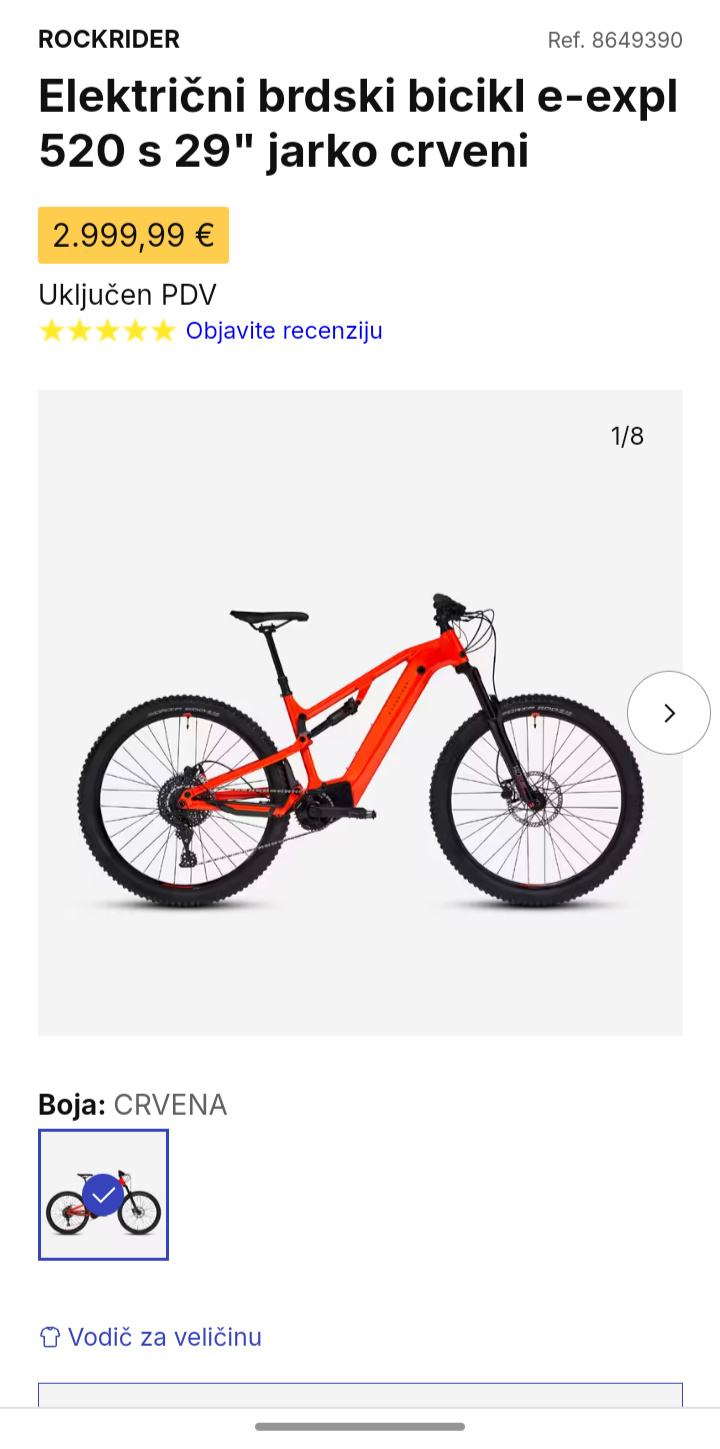 E-bike Rockrider EXPL 520 S