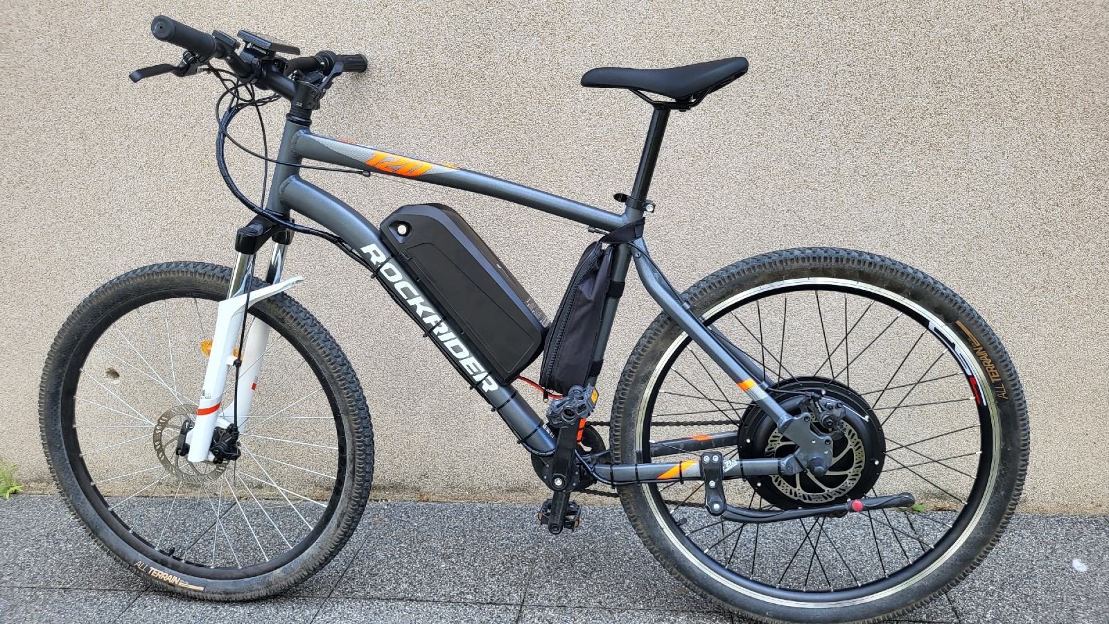 Električni bicikl Rockrider, 1500 W motor, max brzina 56km/h