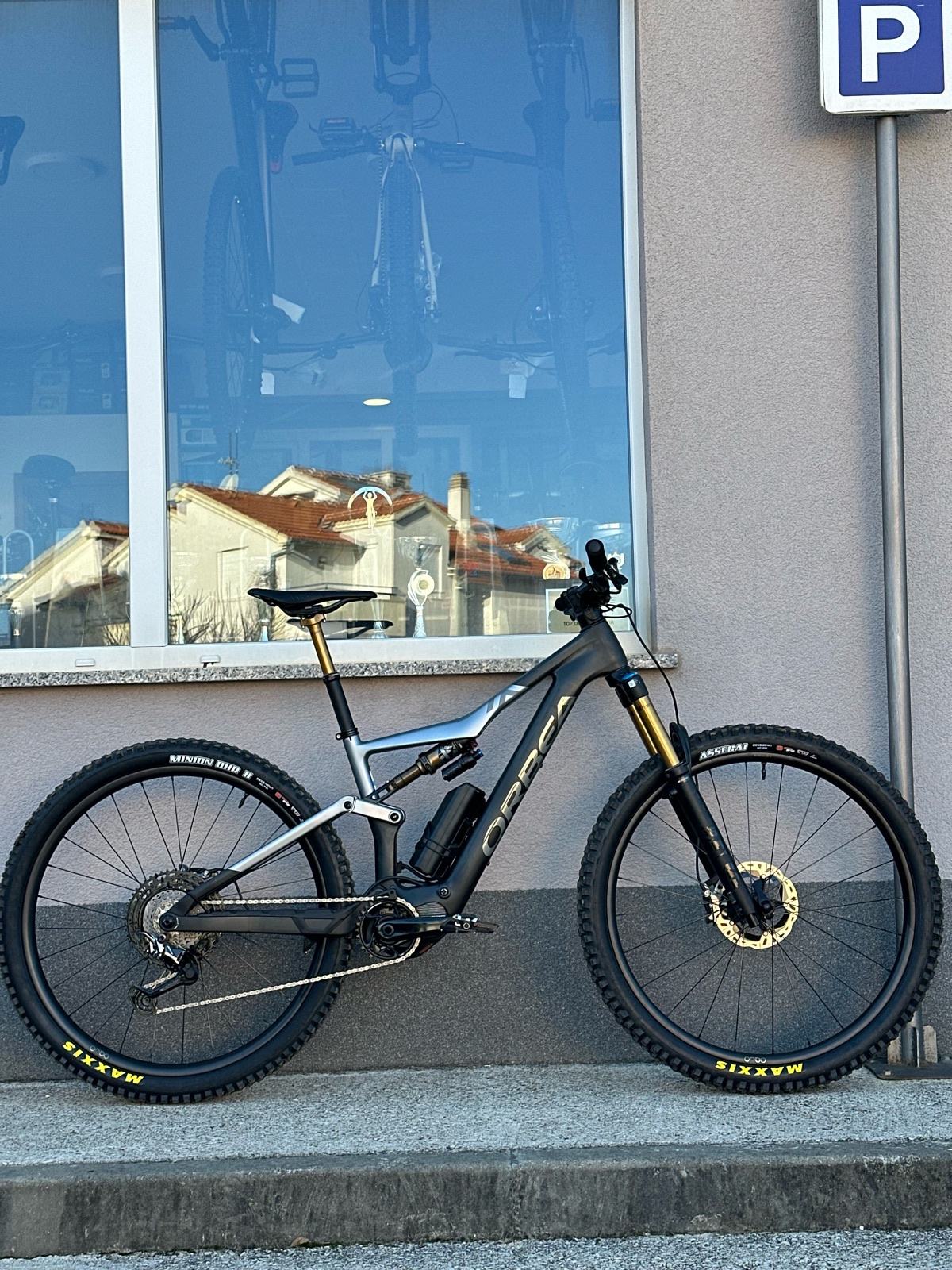 ORBEA RISE M-LTD CARBON RAW-SHARK GREY