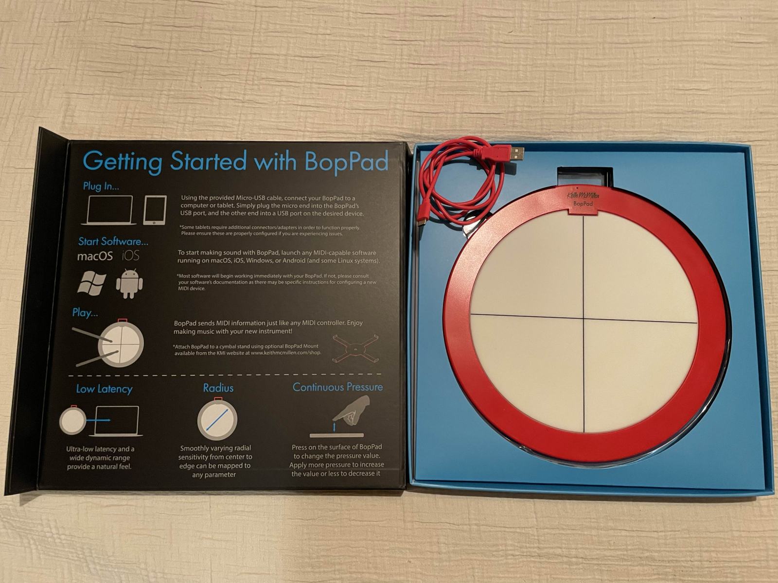 Bop Pad elektronski bubanj