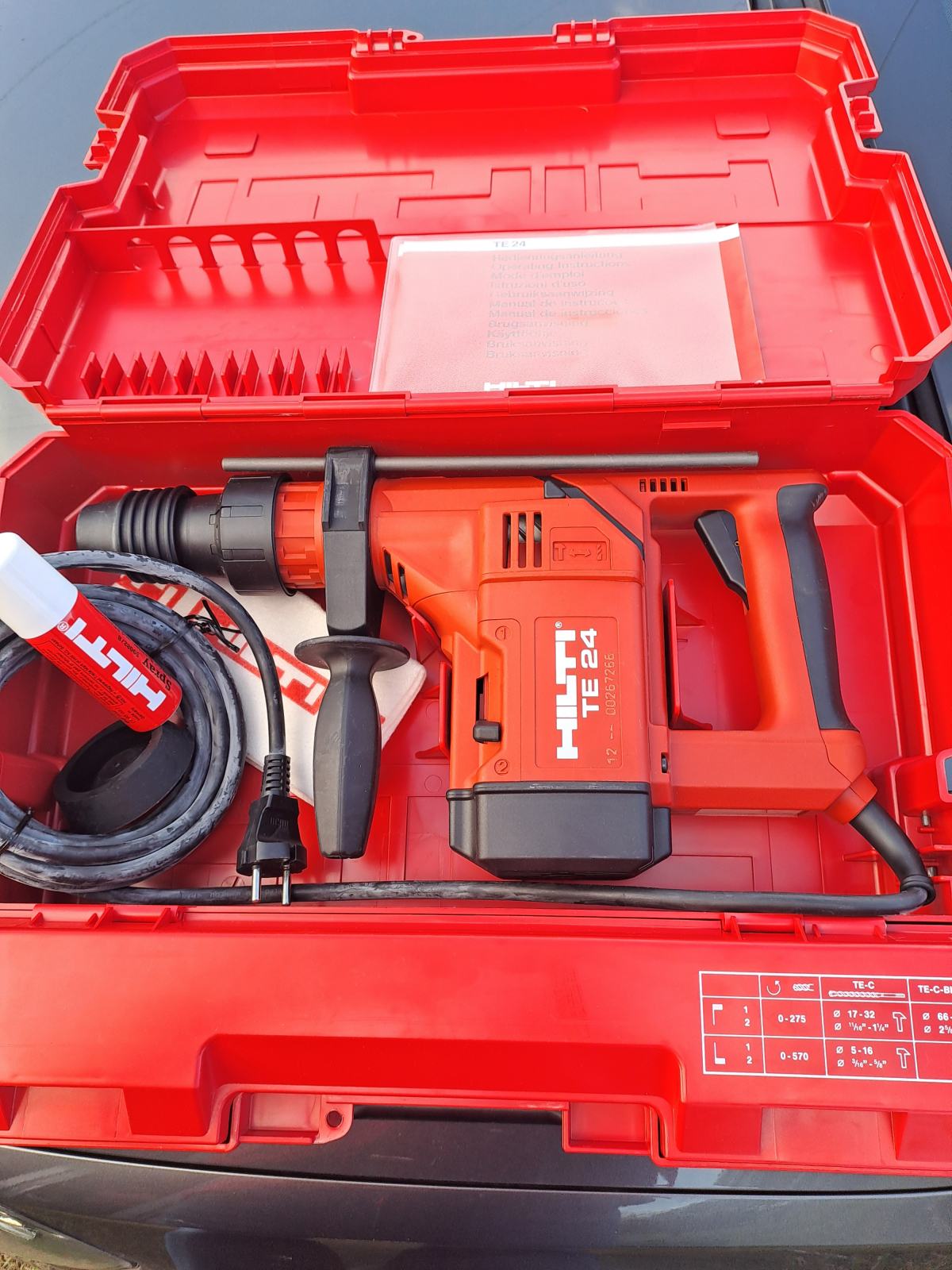 HILTI BUŠILICA TE24 (POTPUNO NOVA)