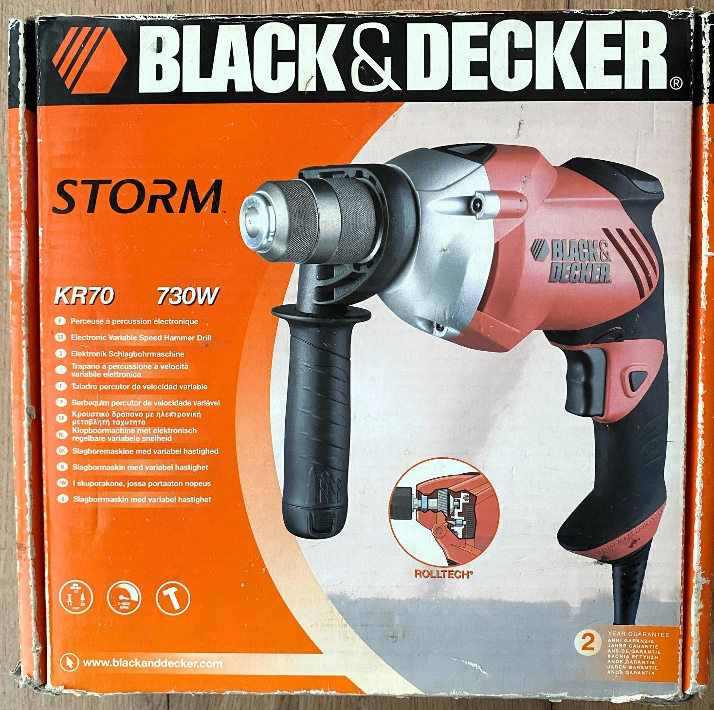 Vibracijska bušilica Black&Decker model KR-70 QS