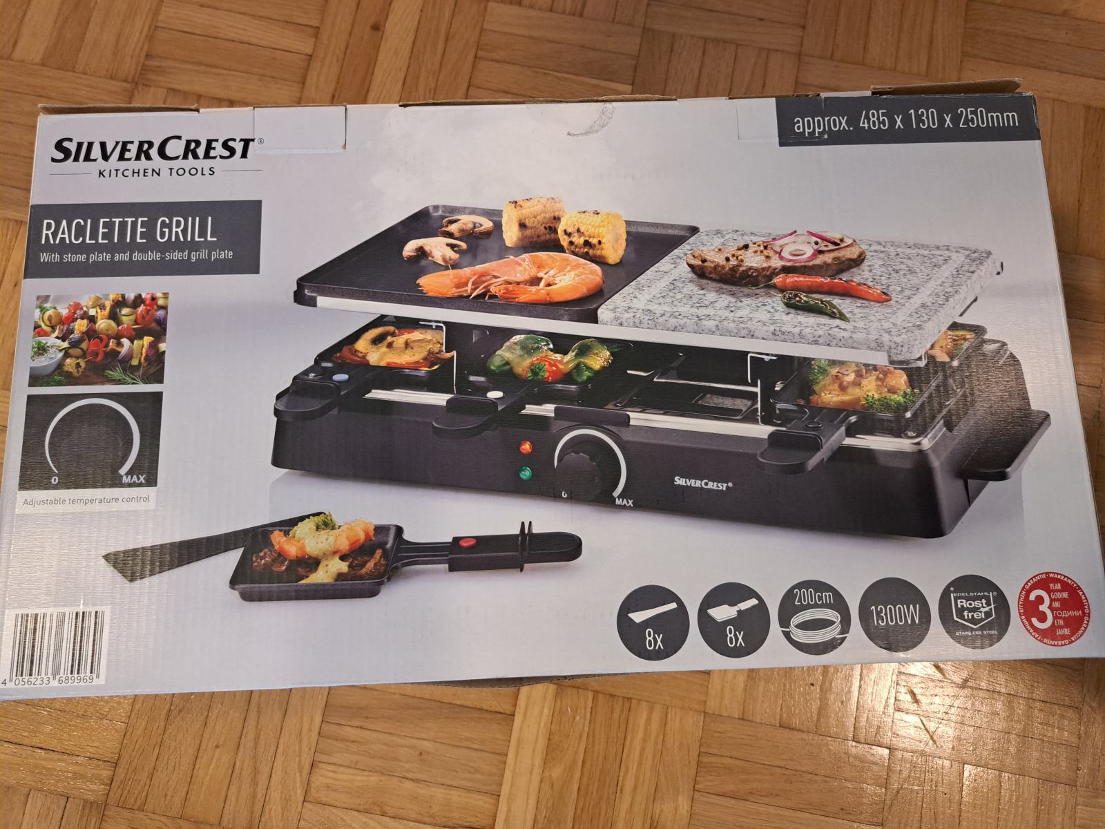 Električni roštilj Silvercrest raclette grill