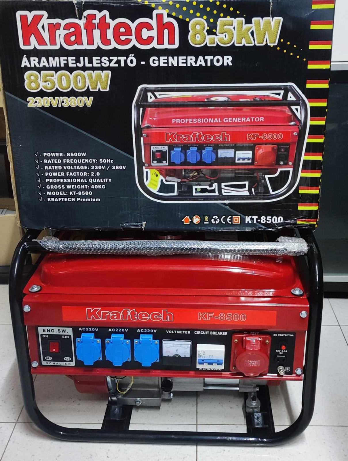 benzinski agregat KRAFTECH KT-8500w