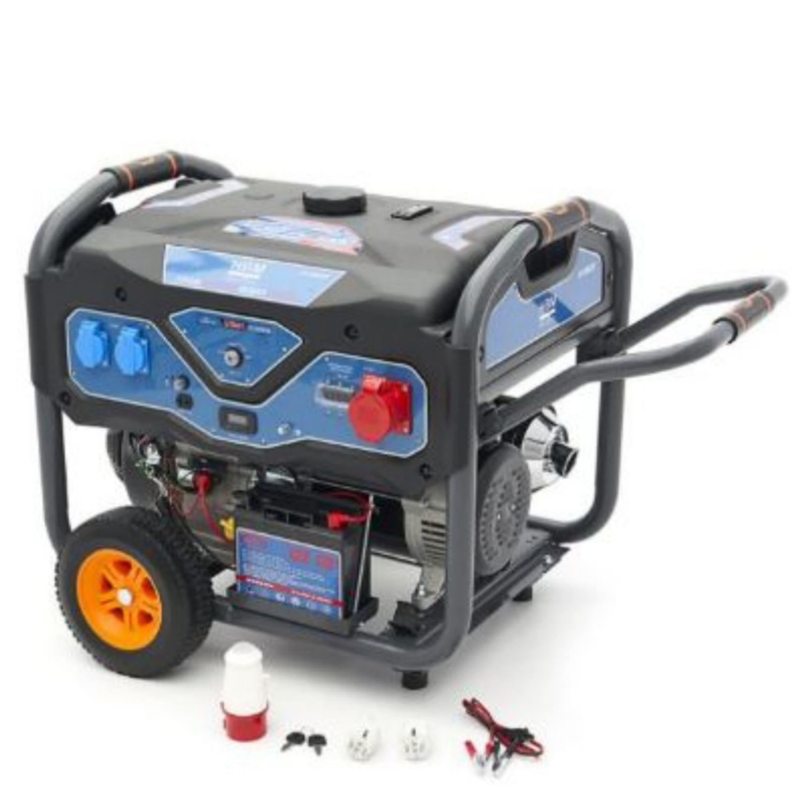 Generator električne snage od 8000 W s benzinskim motorom, 400/230V/12