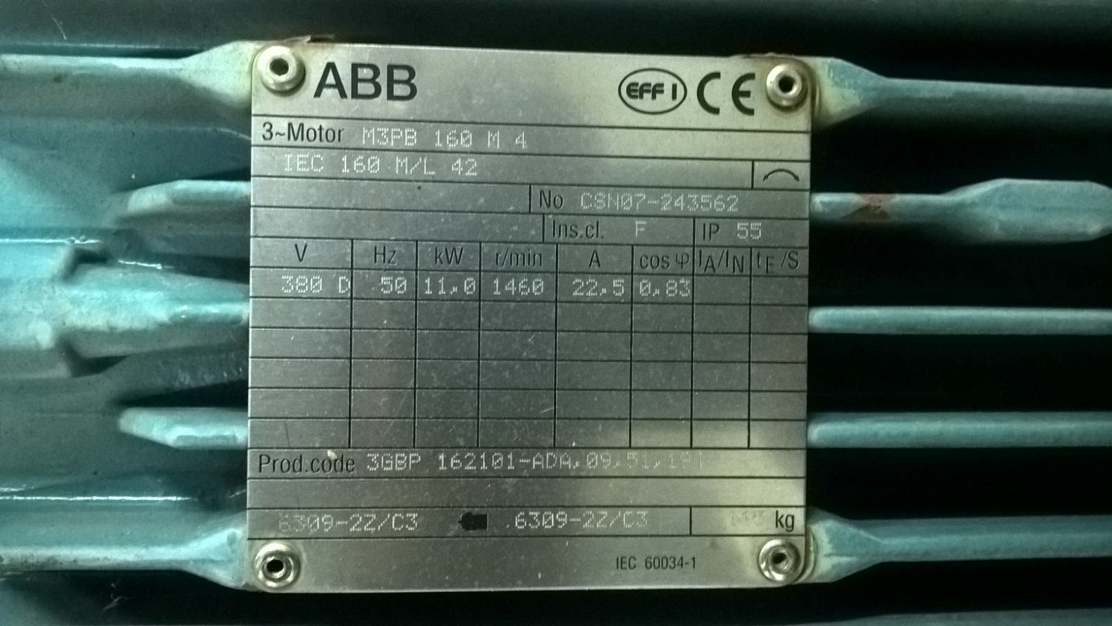 ABB 11kw elektricni motor