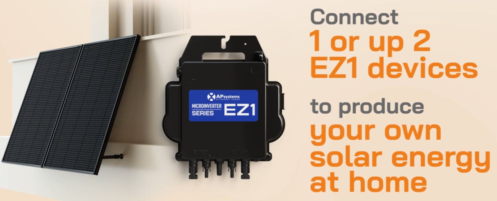 APSystems A-EZ1-M 800W - PV Mikro Inverter 2 panela - WLAN