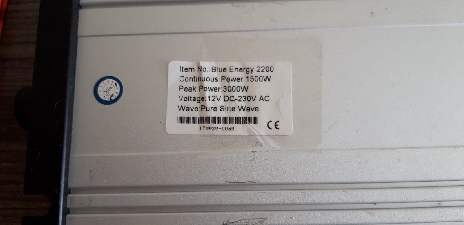 Blue energy inverter.