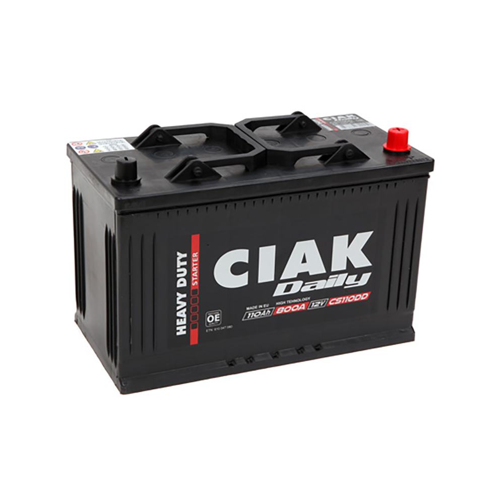 CIAK akumulator starter Daily 12V 110Ah D+