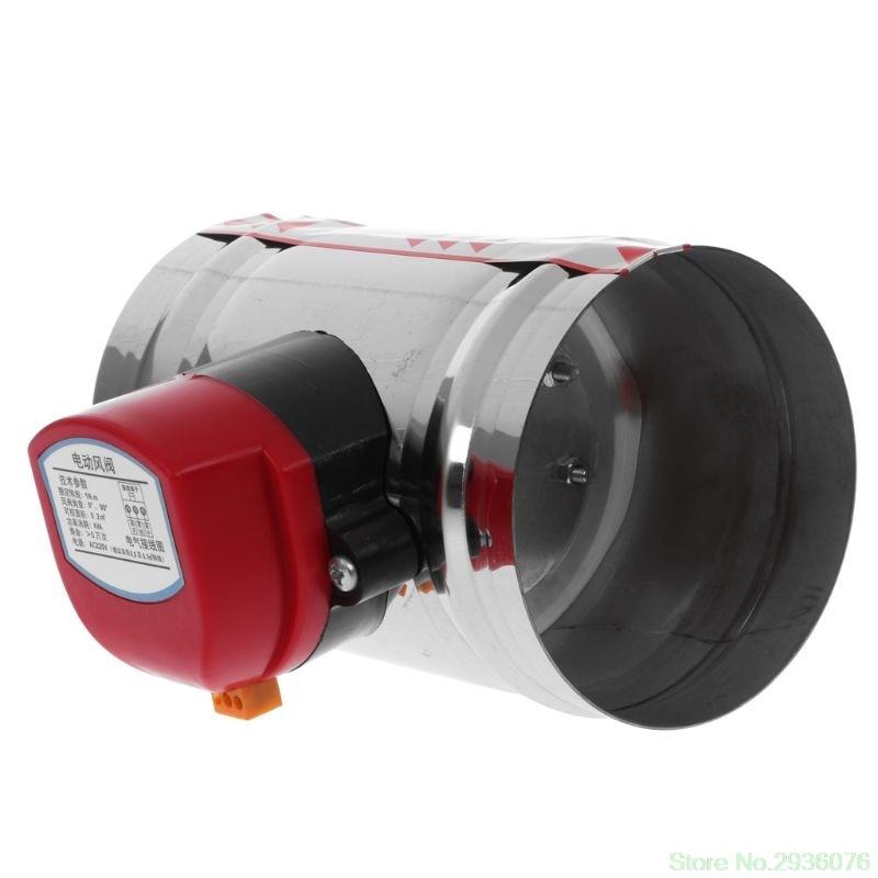 Elektromotorna klapna ventil za zrak paru ventilaciju 100mm 220V Napa