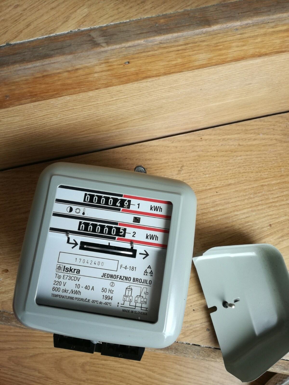 ISKRA Jednofazno dvotarifno brojilo NOVO