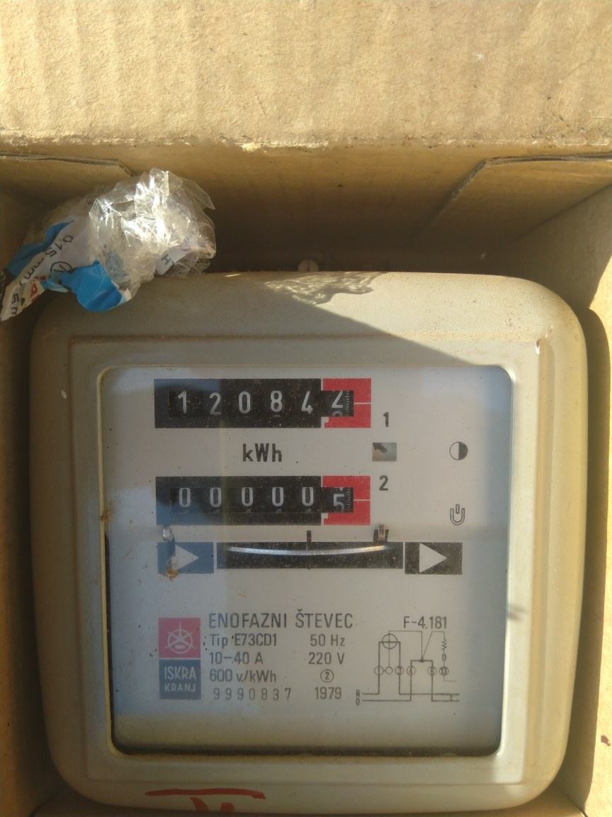 Jednofazno brojilo za struju, poklanjam