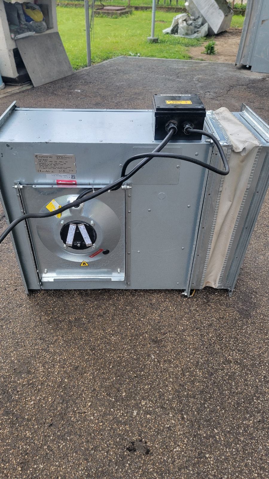 Kanalni centrifugalni ventilator KTEX 50-25-4-SWO