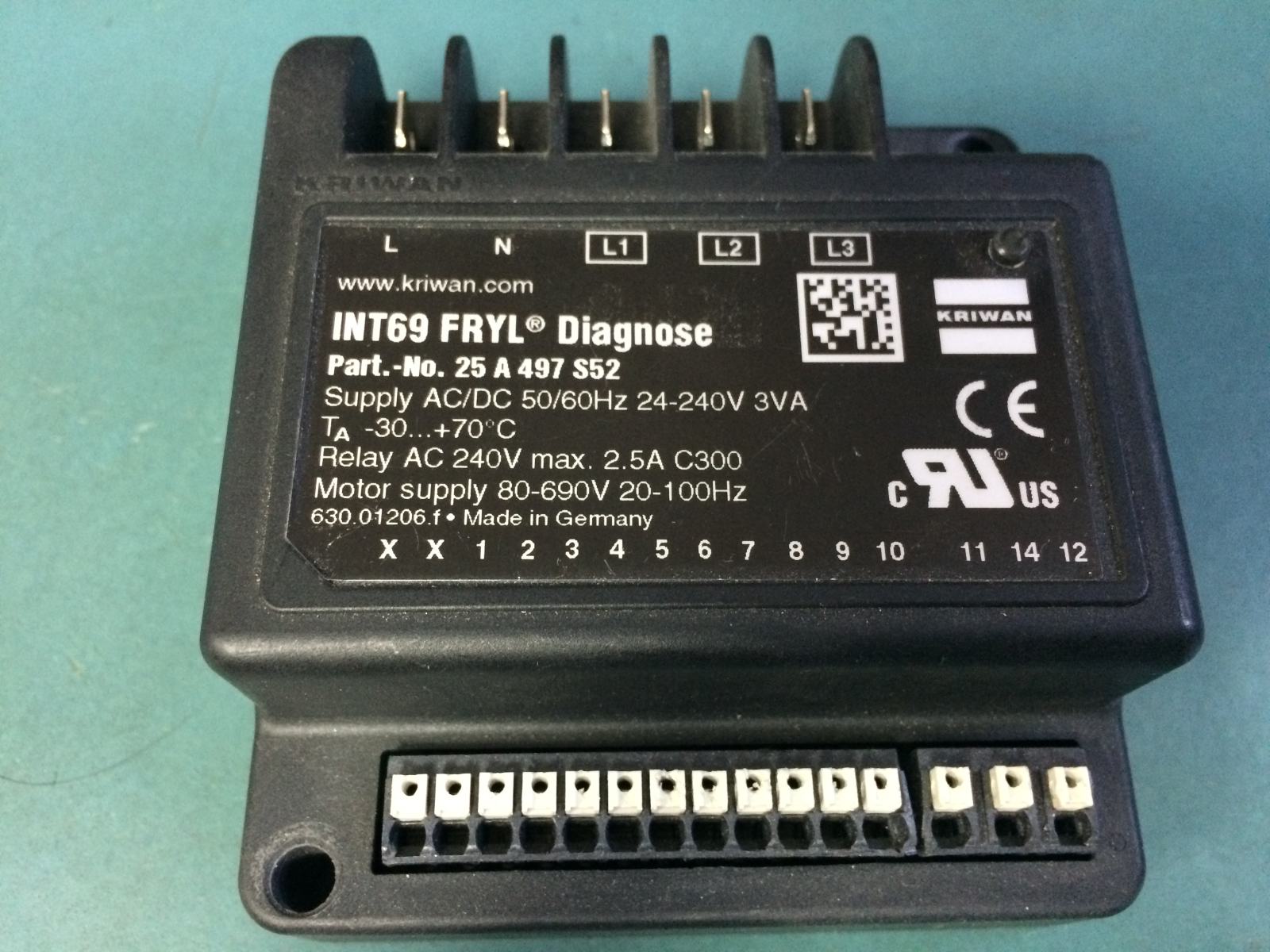 KRIWAN - kontroler motora - INT69 FRYL - 25 A 497 S52