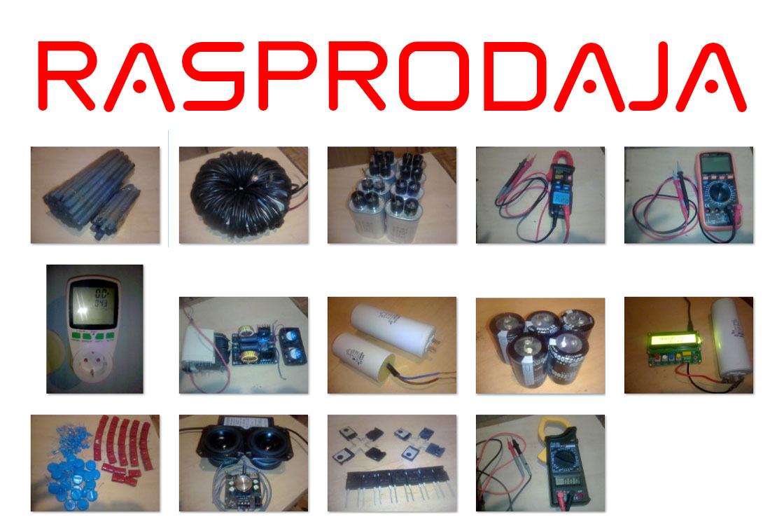 PRODAJEM NIZ ELEKTRONSKIH UREĐAJA I KOMPONENTI U KOMPLETU