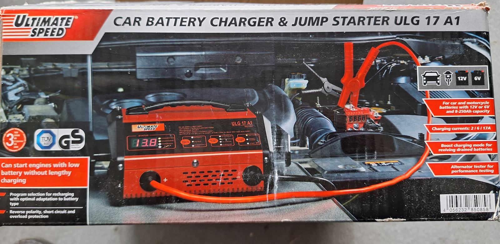 PUNJAČ AKUMULATORA/STARTER/BOOSTER-12V/6V