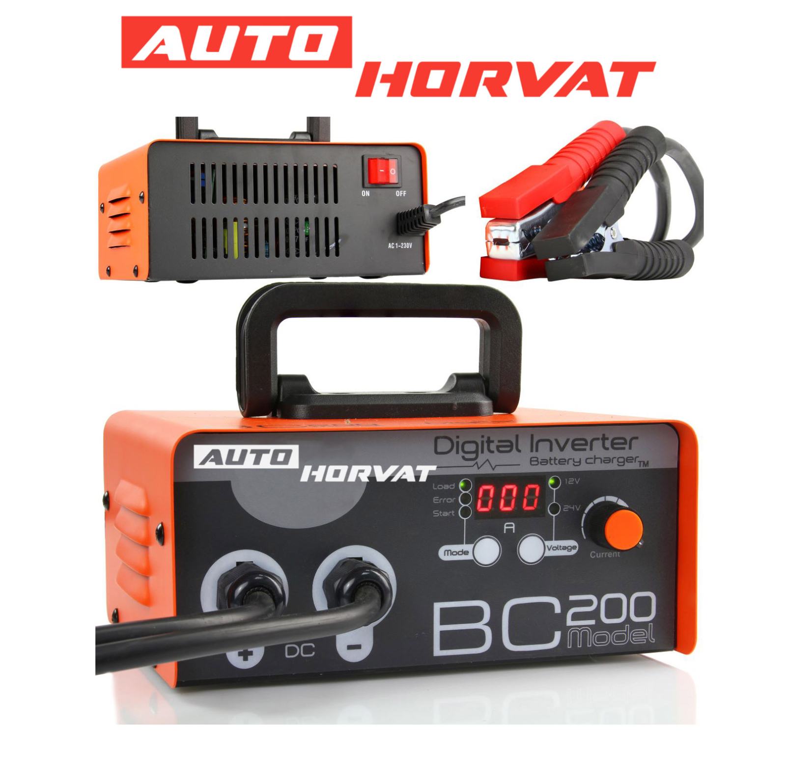 PUNJAČ I STARTER AKUMULATORA - BC 200 - 12V/24V ! 200A ! DIGITALNI