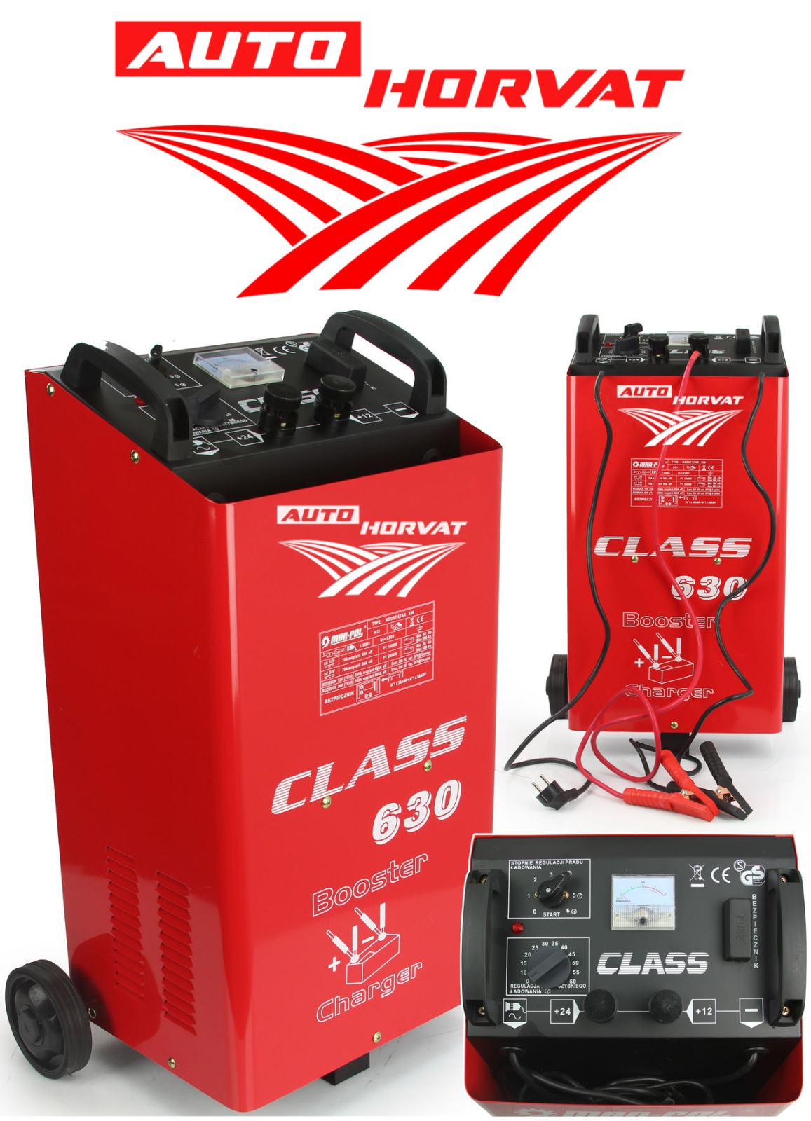 PUNJAČ I STARTER AKUMULATORA - MOBILNI - 630 CLAAS - 12V/24V ! 360A