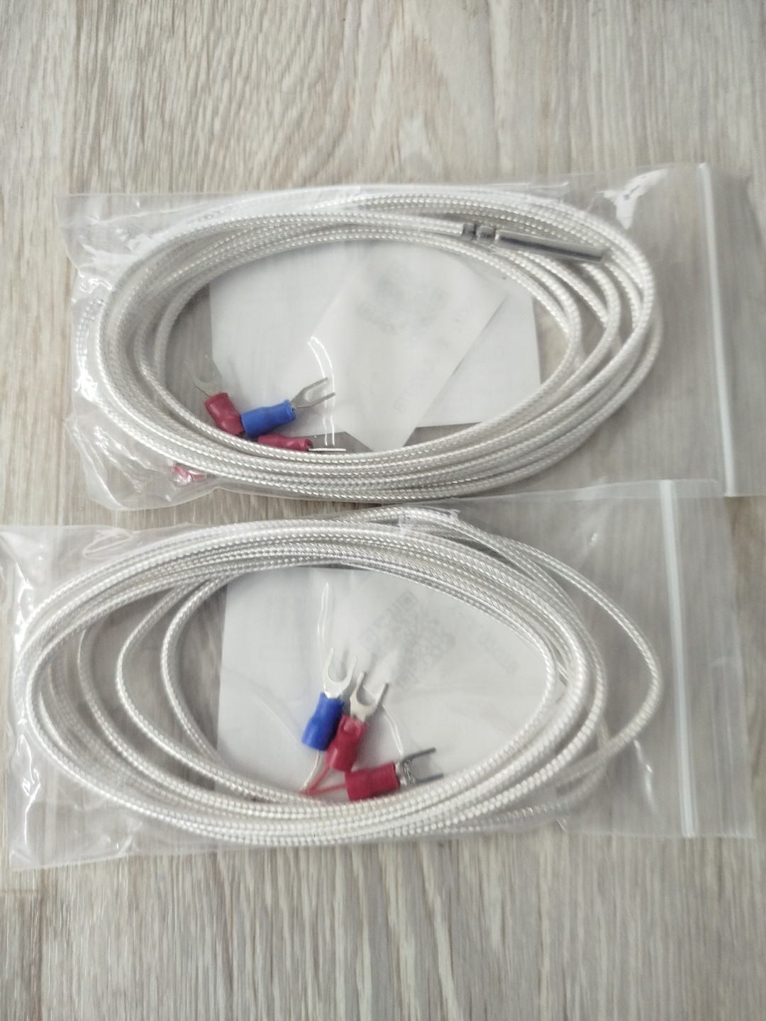 RTD PT100 sonda ravna 30x4mm kapisla 2m kabel teflon