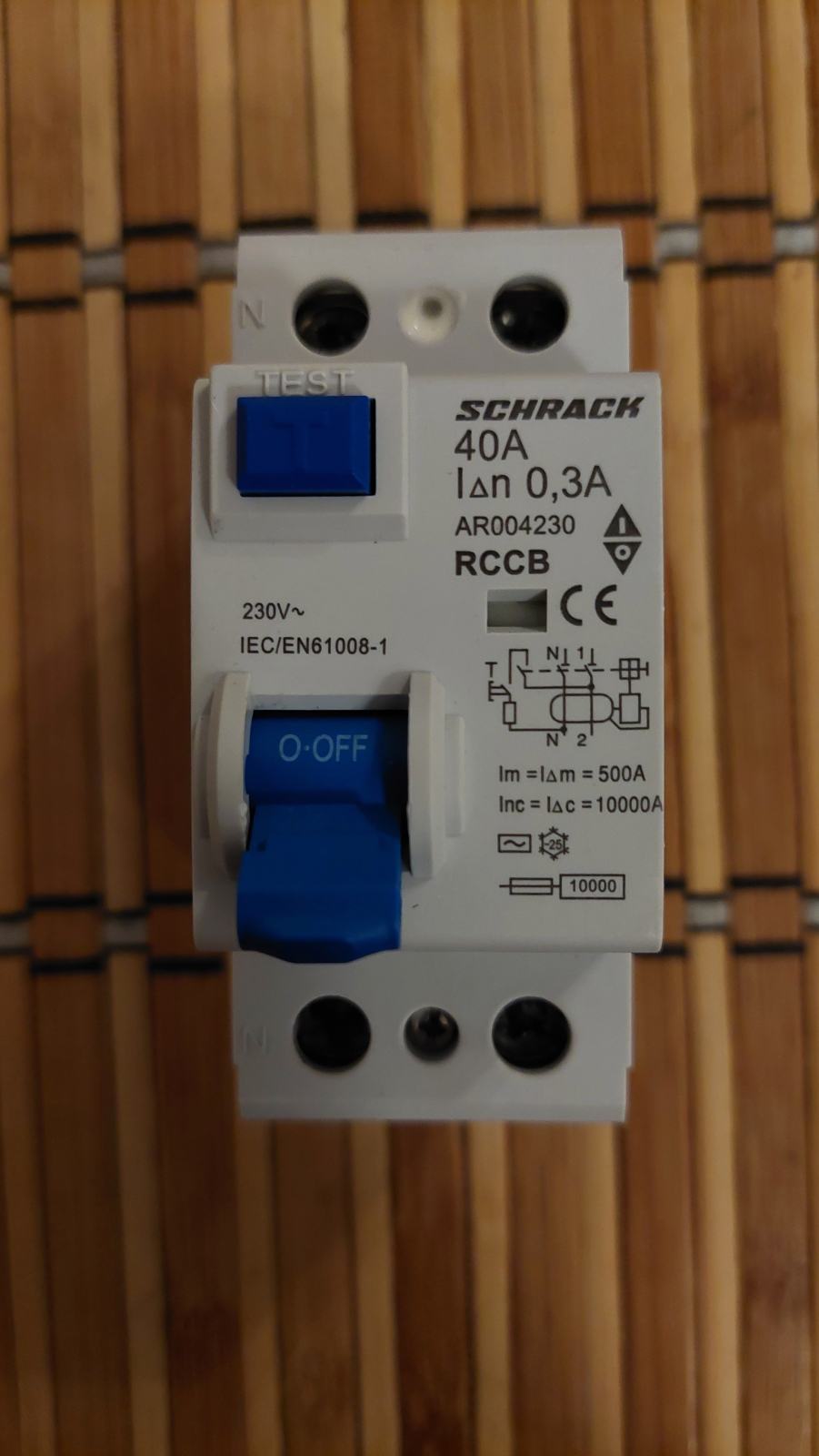 Schrack FID sklopka 40A 300mA (0,3A) 2 polna AC