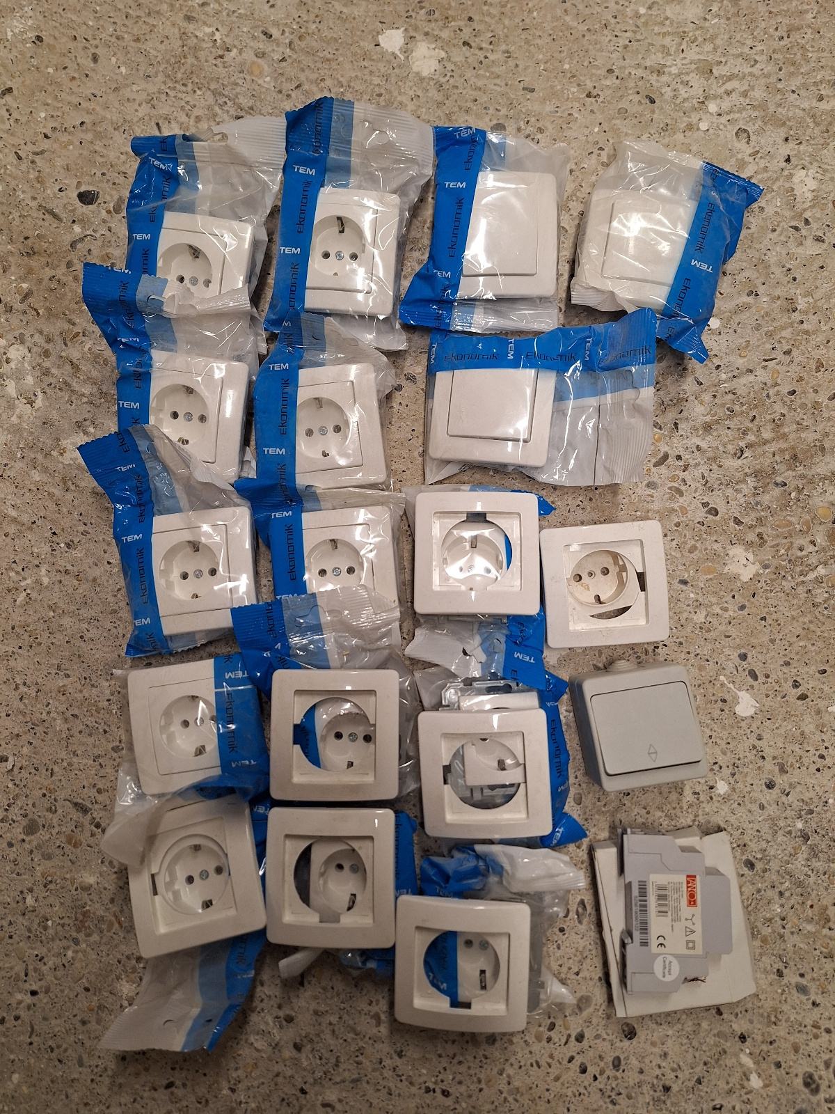 Sklopke utičnice prekidači brojilo