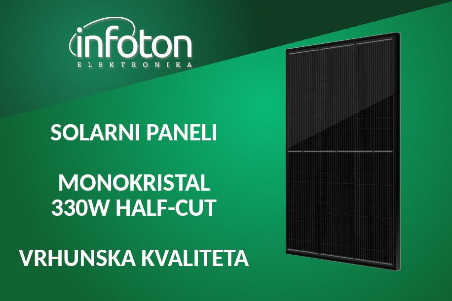Solarni Paneli 330W, monokristal / fotonaponski moduli, solarne ploče