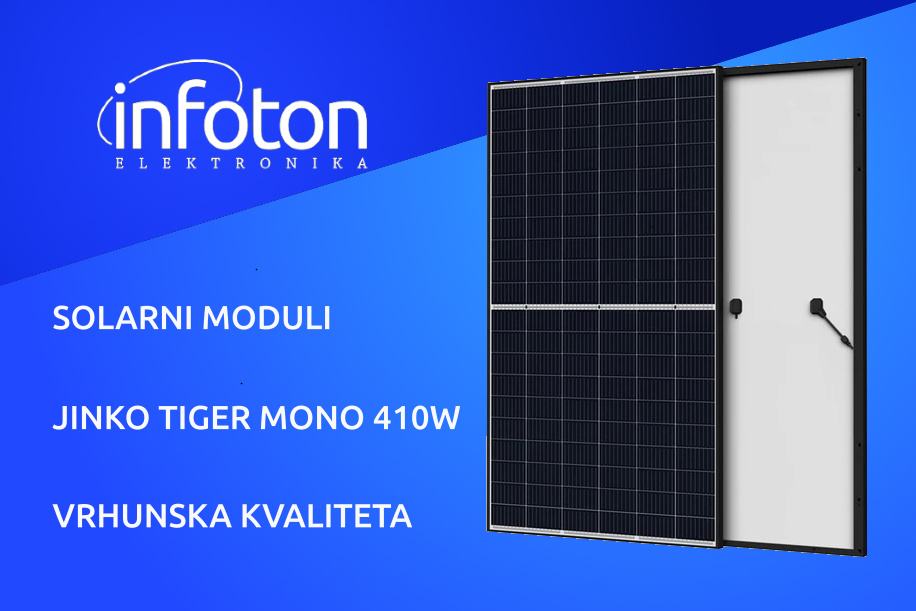 Solarni Paneli 410W Jinko / fotonaponski moduli, solarne ploče