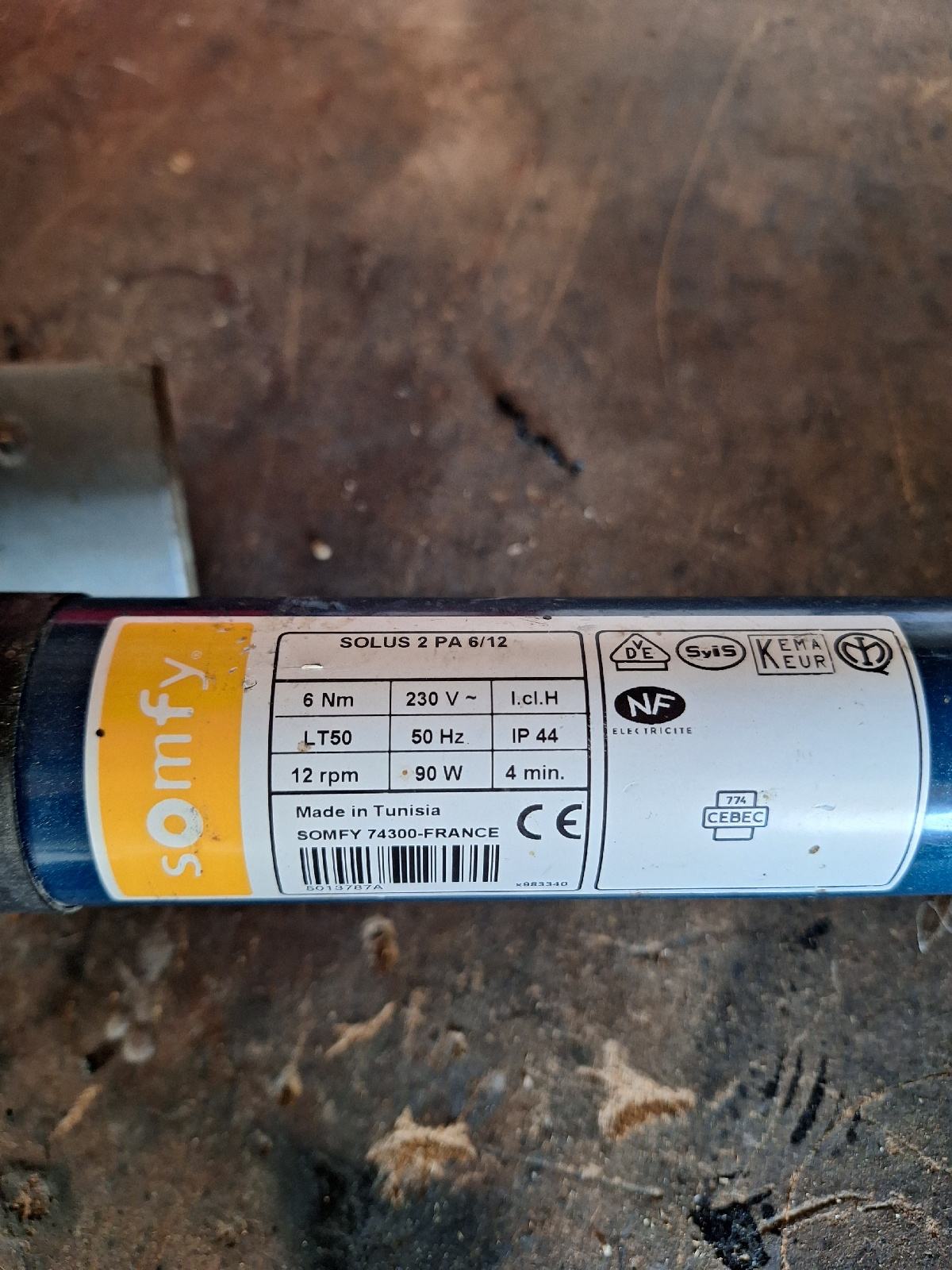 Somfy motor za rolete
