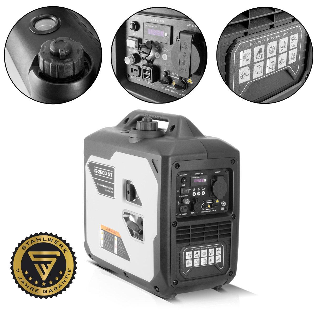 STAHLWERK IG-2800 ST inverterski benzinski generator struje 2,8kW