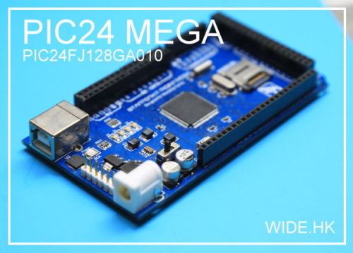 StarterKit PIC24FJ128GA010 PIC24 MEGA Development board