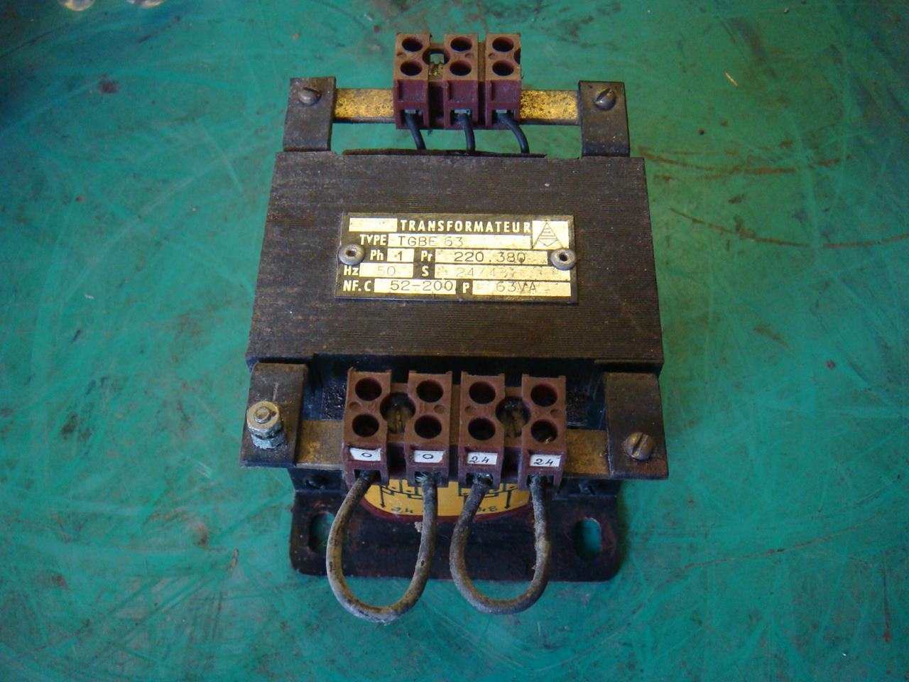 Transformator 63VA, 220 ili 380V AC na 24 ili 48V AC, 50Hz